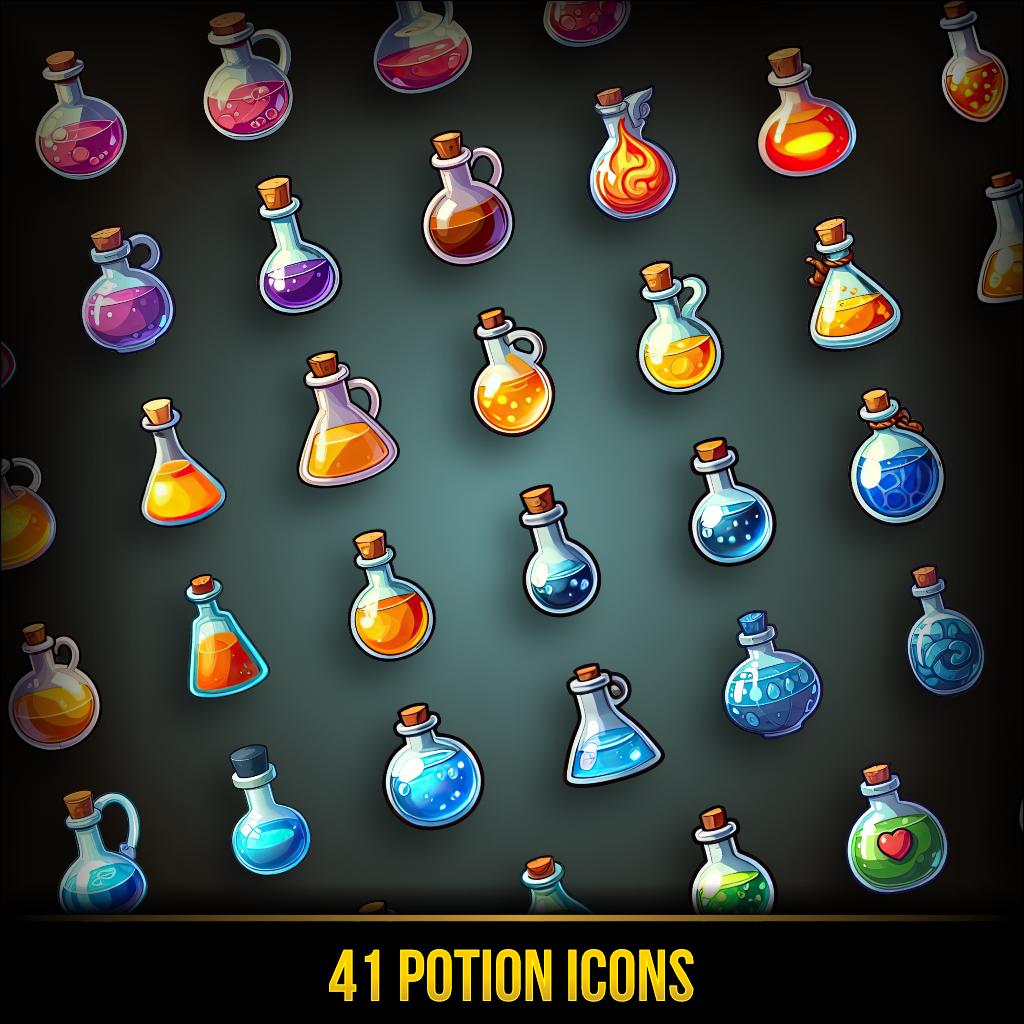 239 Fantasy RPG Game Icon Pack Vol. 3 | 512px | PNG Files - Etsy