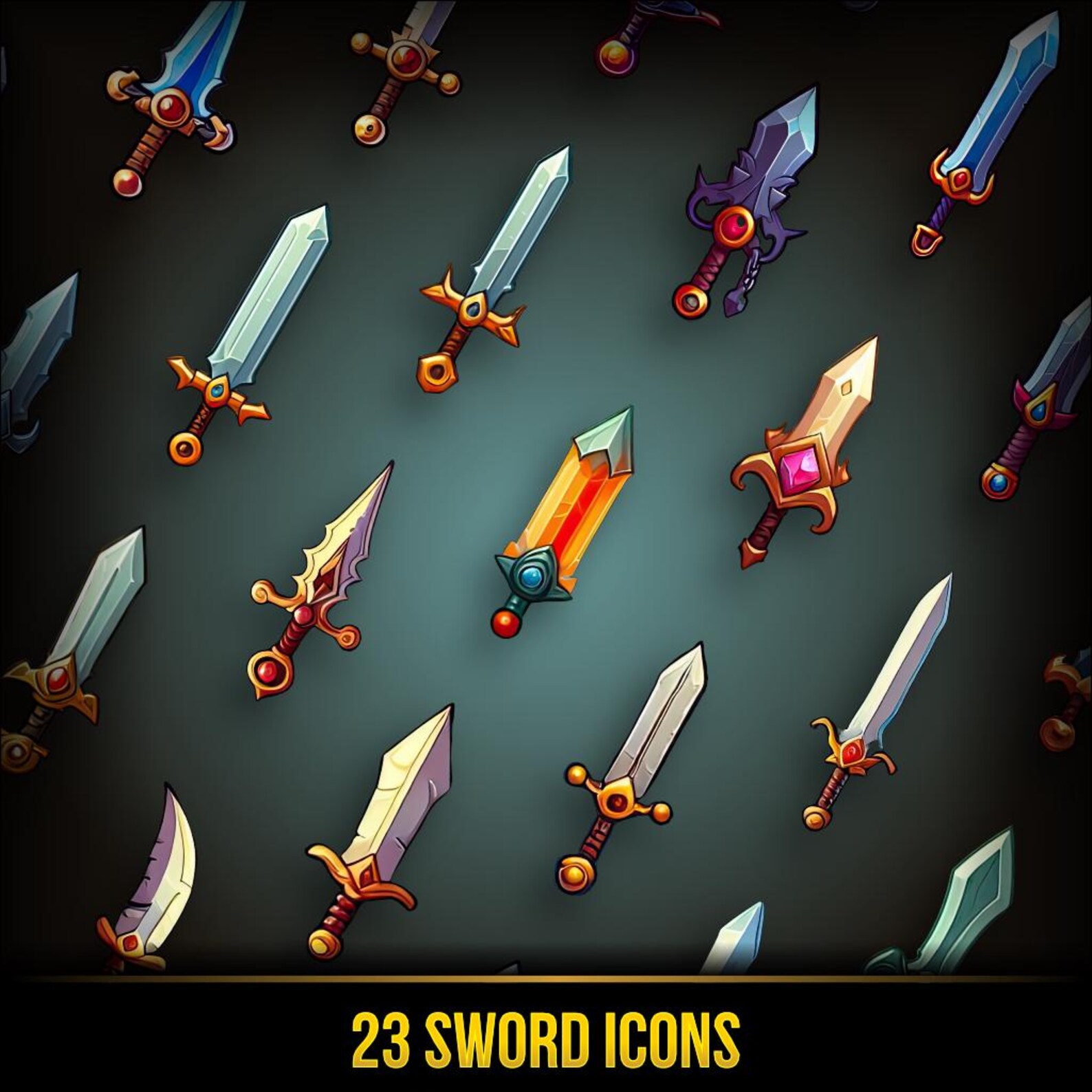 239 Fantasy RPG Game Icon Pack Vol. 3 | 512px | PNG Files - Etsy