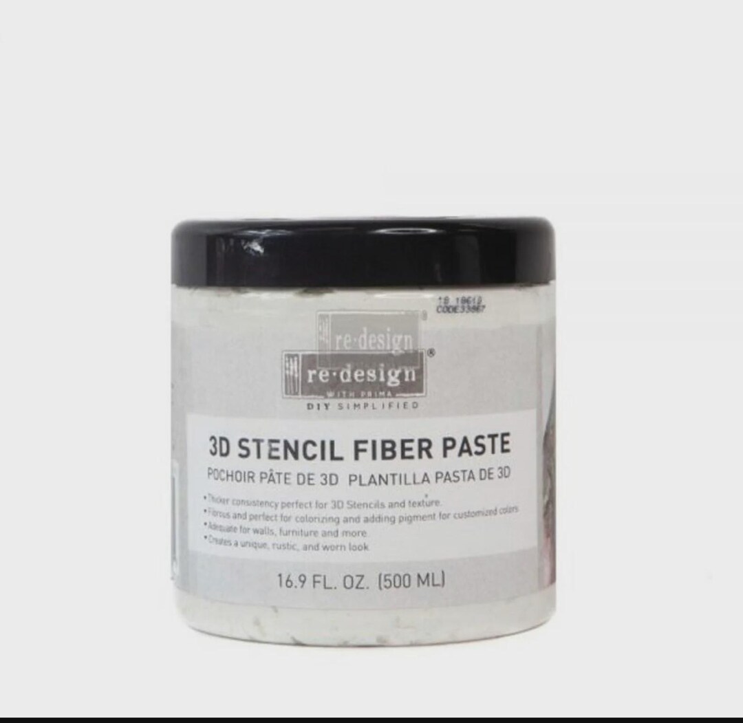 3D Stencil Fiber Paste by Redesign With Prima® - Etsy