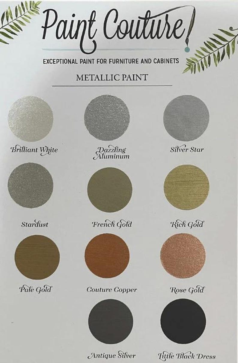 Heavy Metals Metallics, 1 Oz. - Paint Couture - Etsy