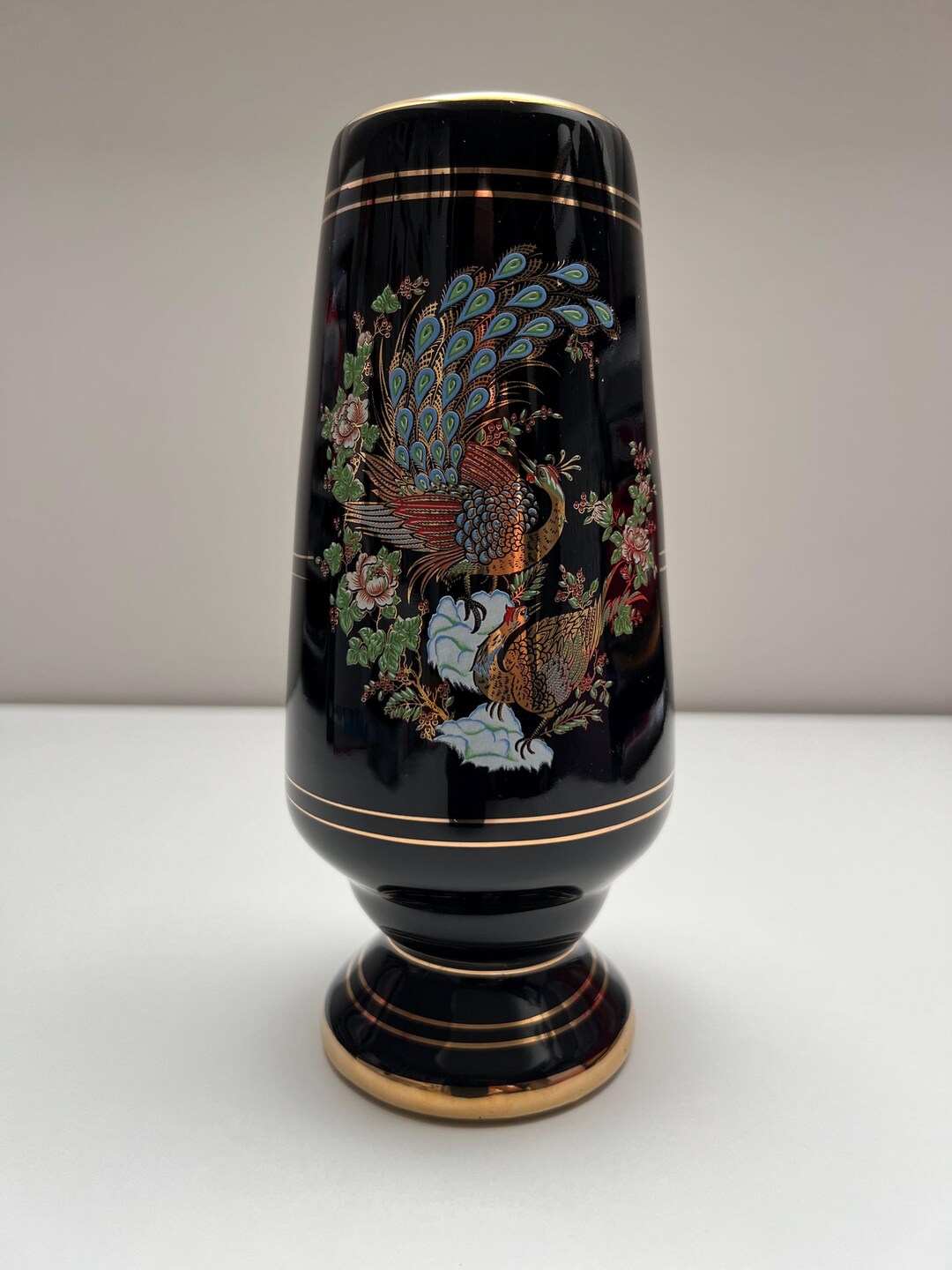 Vintage Greece Handmade Vase in 24k Gold - Etsy