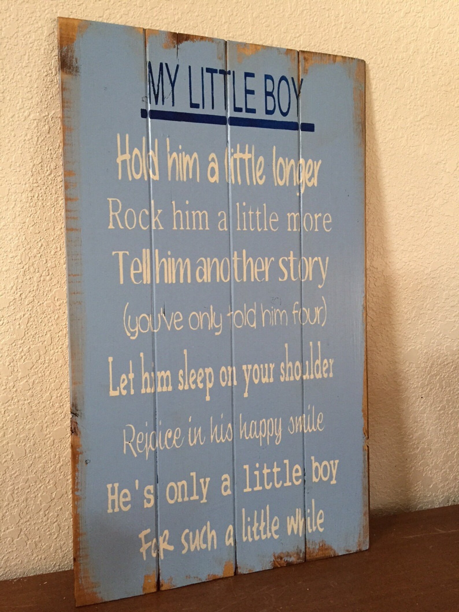 My Little Boy Hand-painted Wood Sign Boys Room Ideas Boys | Etsy