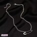 Silver Color Creative Safety Pin Chokers Necklace for Women Personality ...