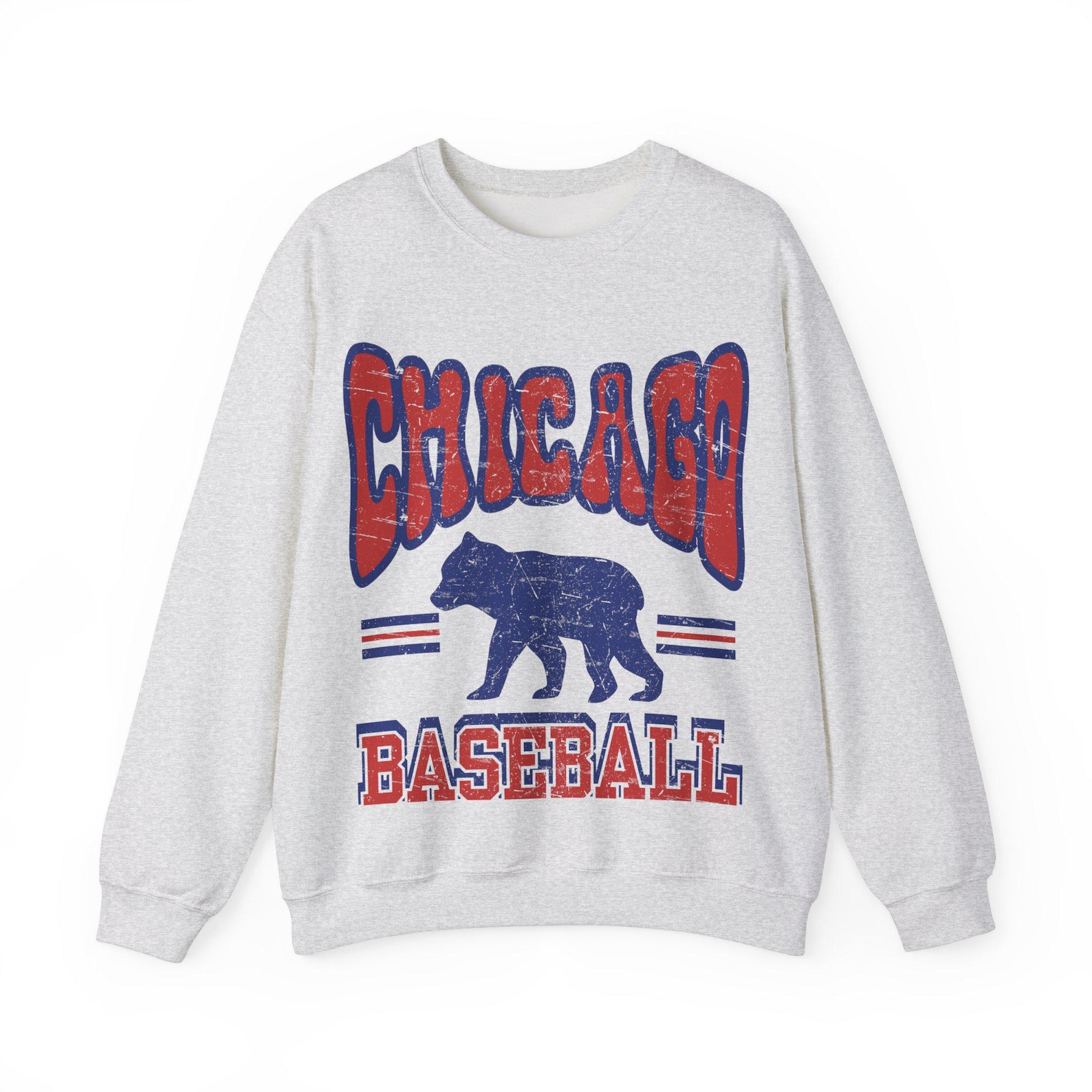 Vintage Chicago Baseball Crewneck Sweatshirt: Retro Game Day Style - Etsy