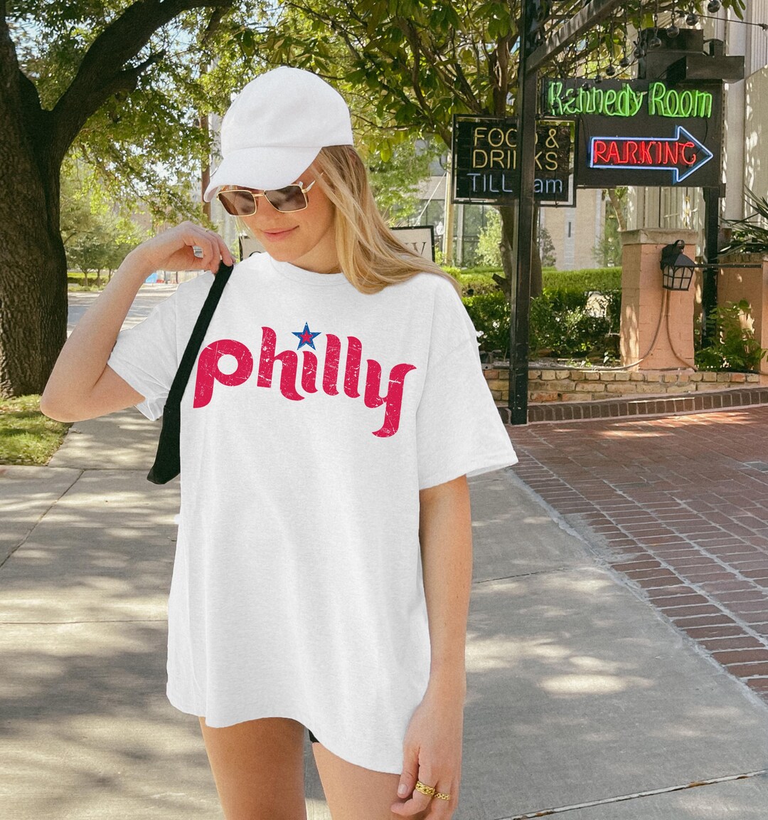 Vintage Philly T-shirt, Relaxed Fit Tee, Philly Baseball Shirt ...