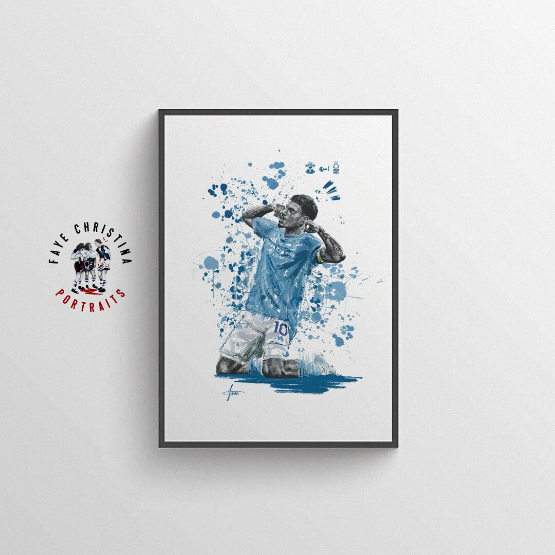 Nottingham Forest Art Print - Morgan Gibbs-white Away Print - Etsy
