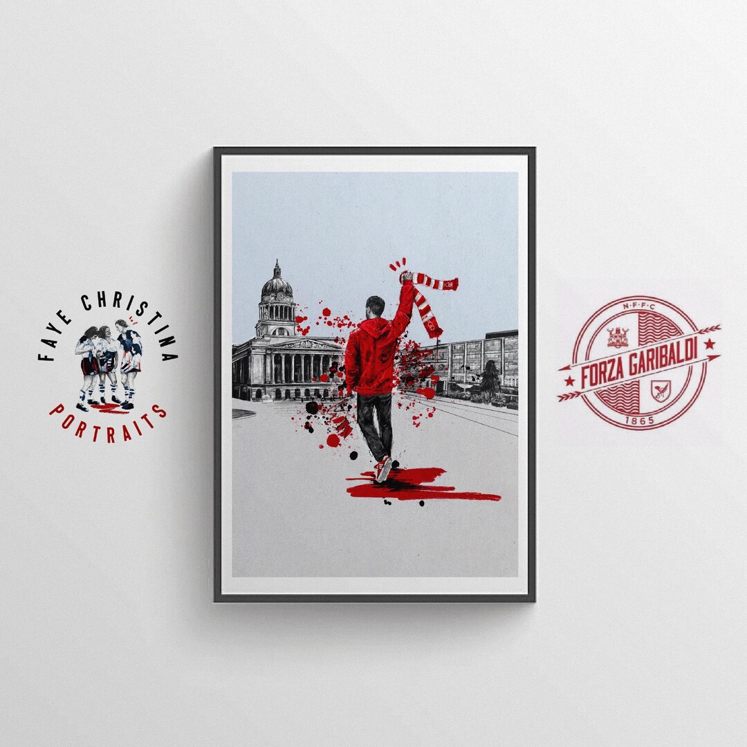 Nottingham Forest Art - Forza Garibaldi Special Edition Print - Etsy UK