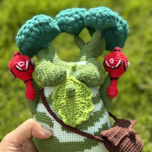 Crochet Hestu Plush: Legend of Zelda Amigurumi Doll, Maraca Shaker Gift ...