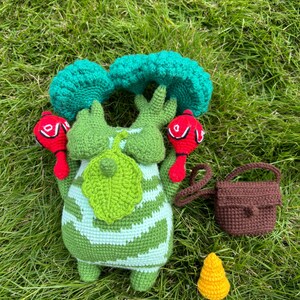 Crochet Hestu Plush: Legend of Zelda Amigurumi Doll, Maraca Shaker Gift ...