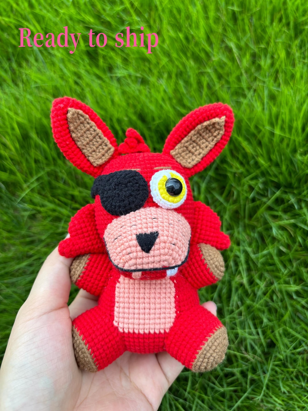 Crochet Foxy Plush – Handmade FNAF Gamer Gift - Etsy