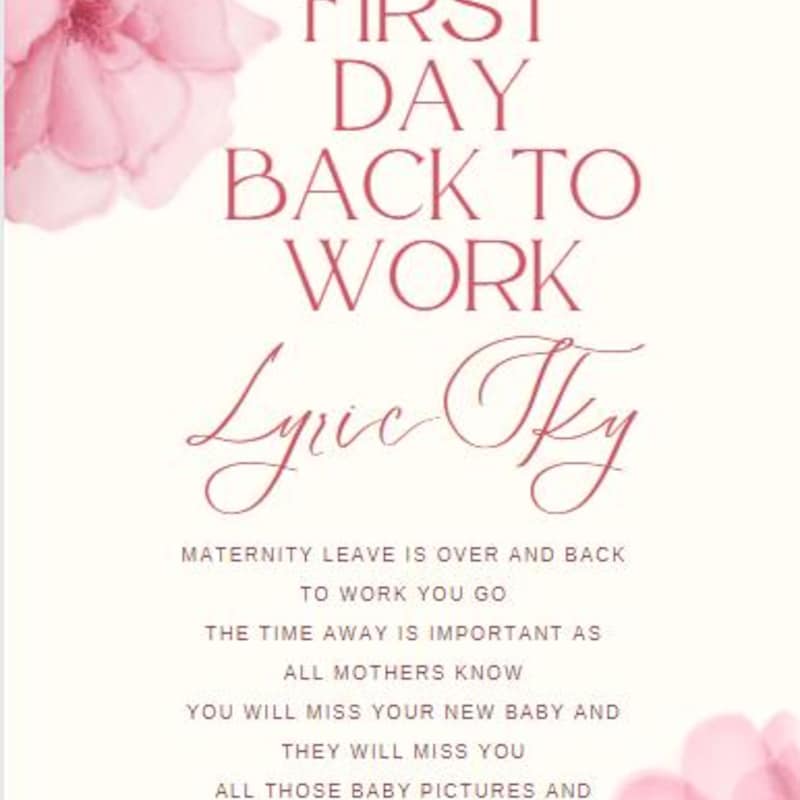 Welcome Back From Maternity Leave - Etsy