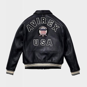 Vintage avirex leather jackets - Etsy 日本 Vintage avirex leather jackets - Etsy 日本