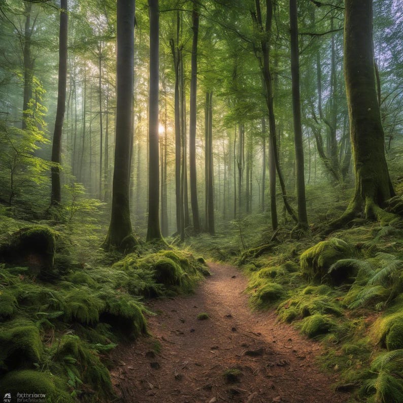 Digital Design, Wallpapers, Sights, Landscapes, Beautification, AI - Etsy