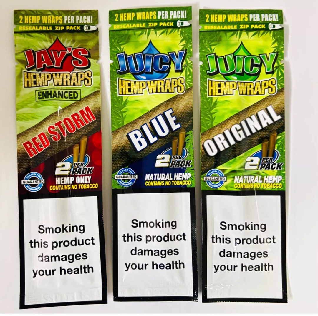 3x Original Juicy Jays Flavoured Wrap 100% Tobacco Free Bundle - Etsy