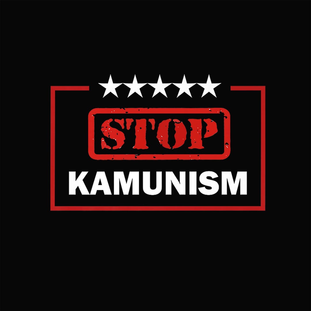 Stop Kamunism Png, Kamala Harris 2024 Png, Trump 24 Vance Supporters ...