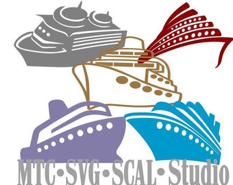Cruise ship svg | Etsy