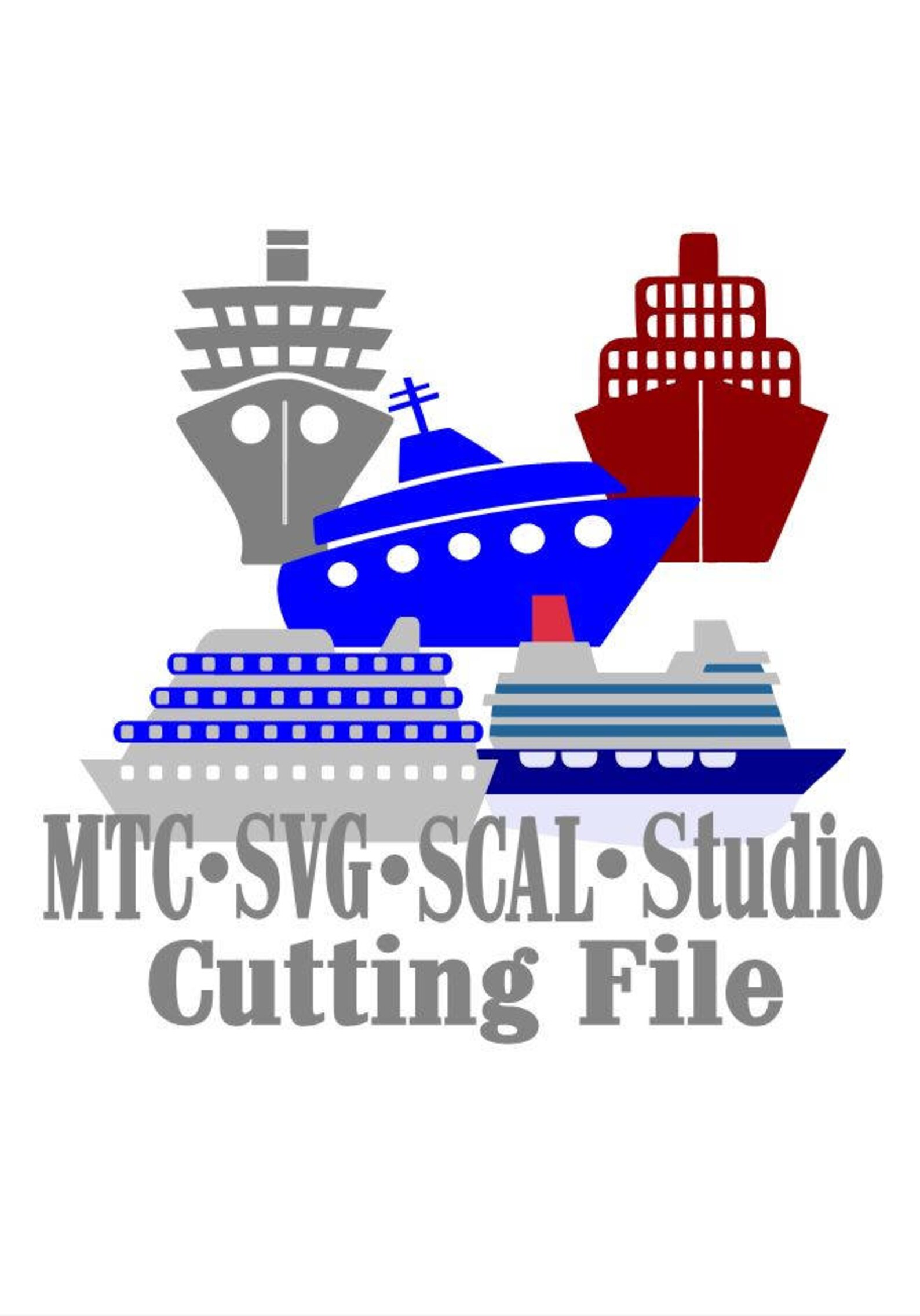 SVG Cruise Ship Cut Files Mega Bundle of 20 MTC SCAL Cricut - Etsy