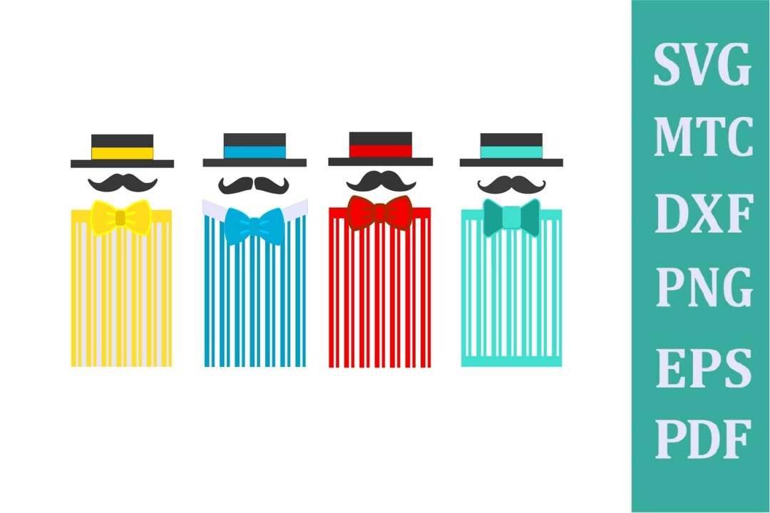 SVG Cut File Barber Shop Quartet Dapper Dans Design 01 Digital ...