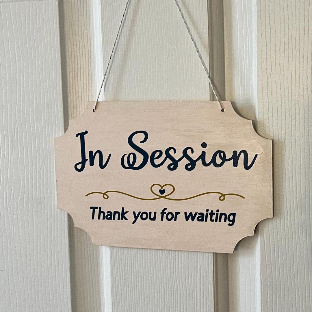 In Session/do Not Disturb Door Sign - Etsy