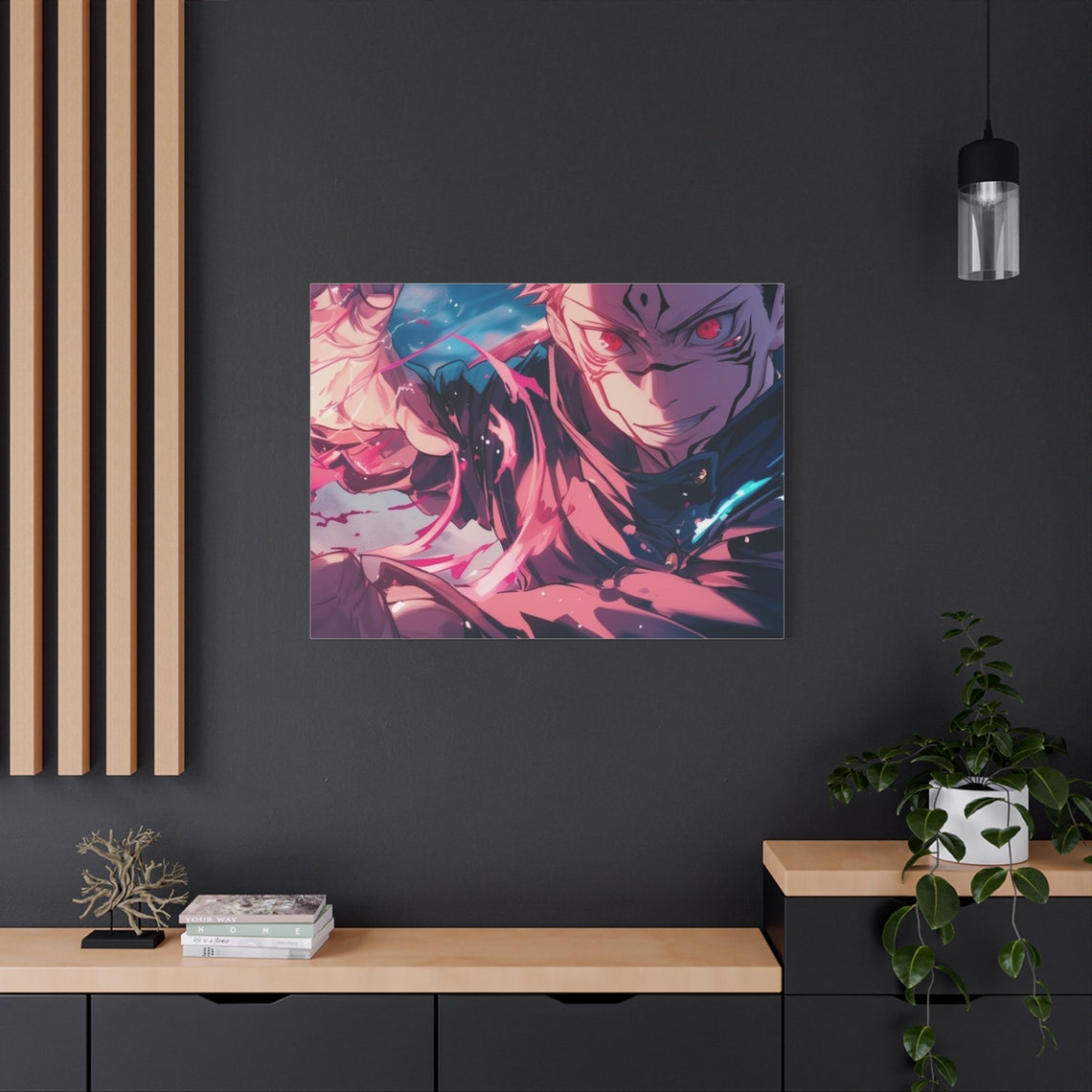 Jujustu Kaizen Sukuna Canvas Poster - Etsy