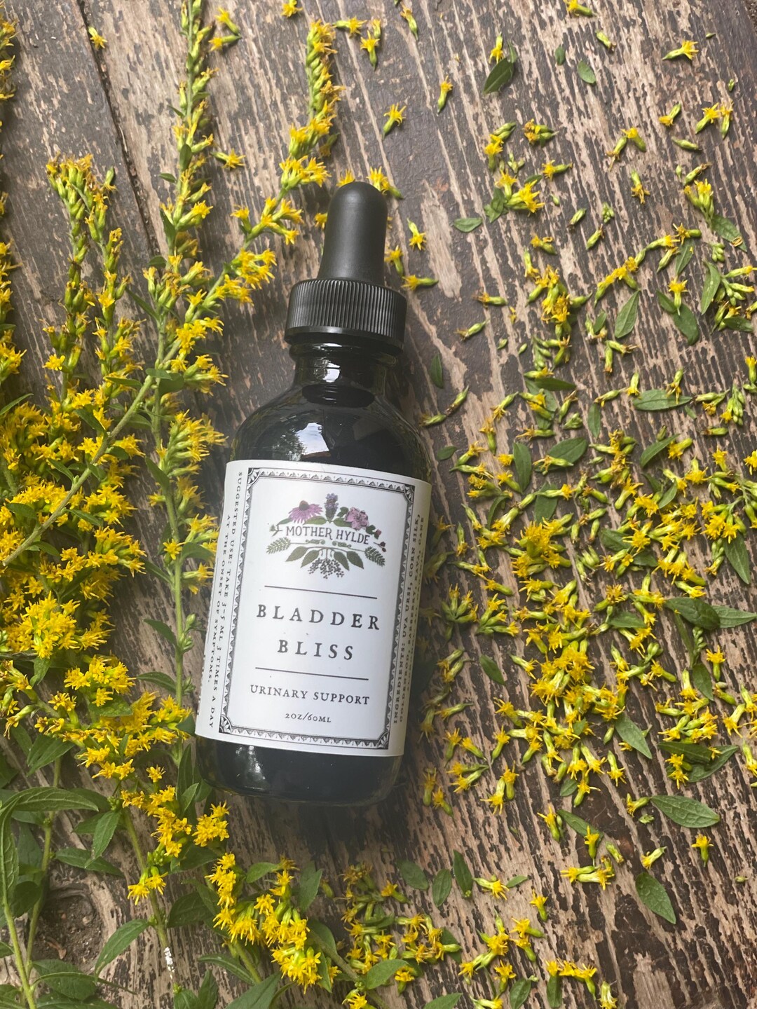 Bladder Bliss Mother Hylde Herbal Tincture Urinary Kidney UTI Support ...