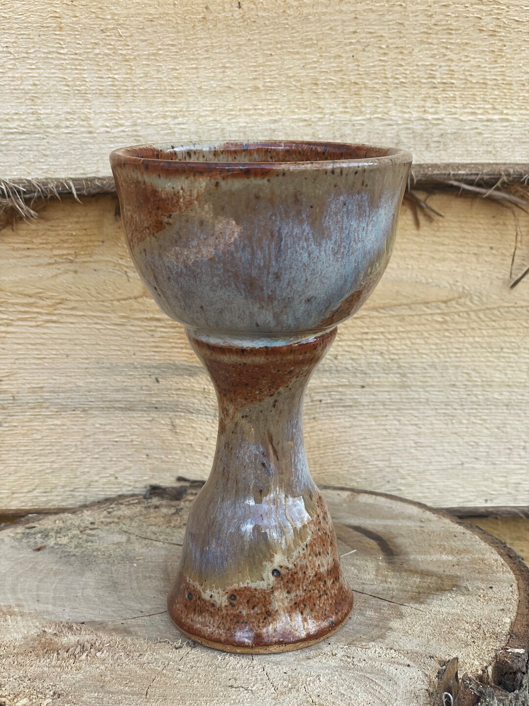Pottery Goblet Altar Ritual Cup Handmade Wheel Thrown Food Safe Mother ...