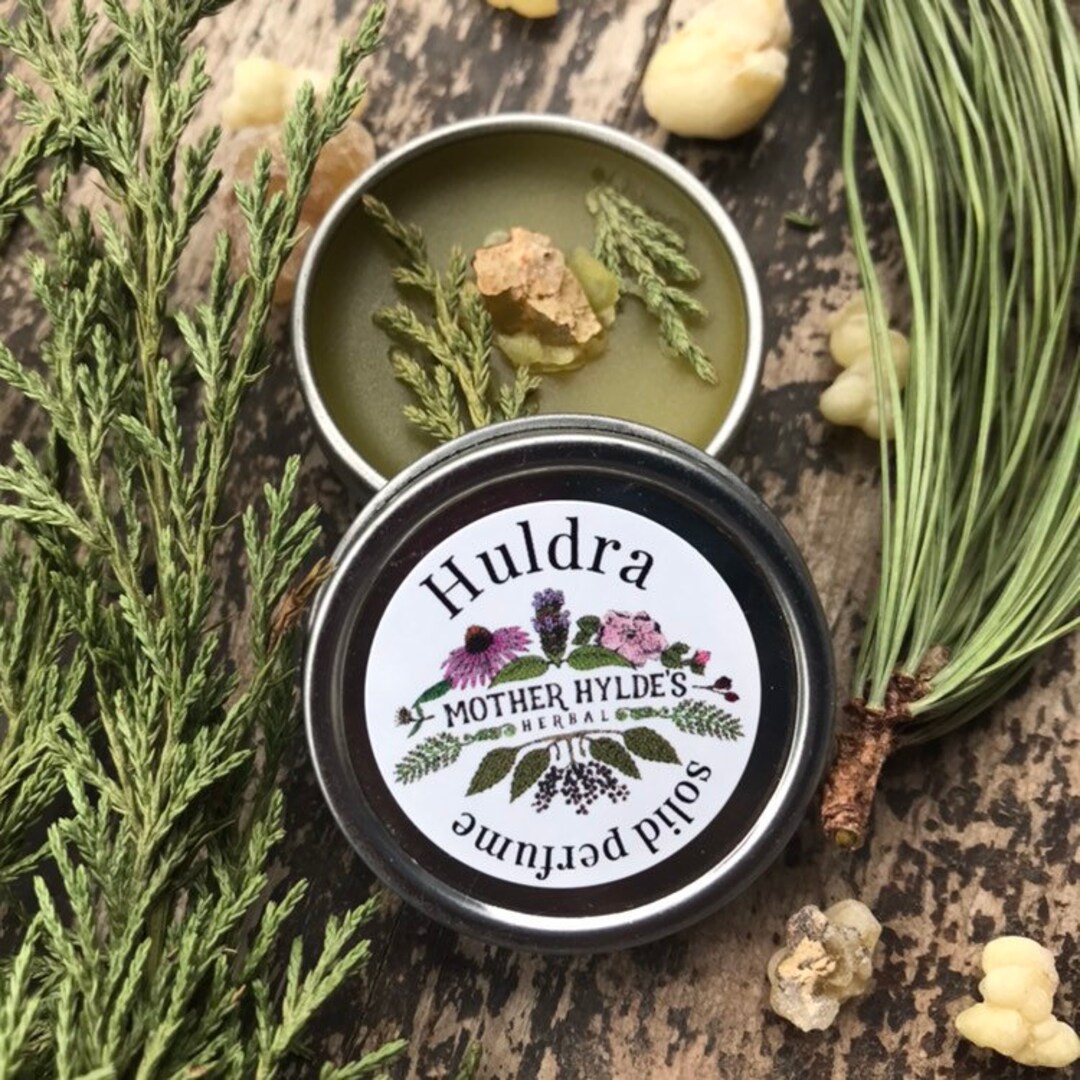 Huldra Solid Botanical Perfume Pine Cedar Frankincense Patchouli ...
