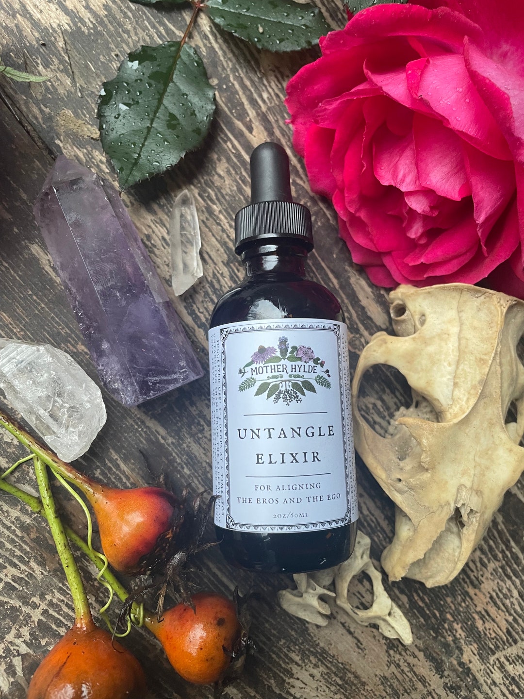 Untangle Elixir: Herbal Flower Essence for Self Love & Sensuality - Etsy