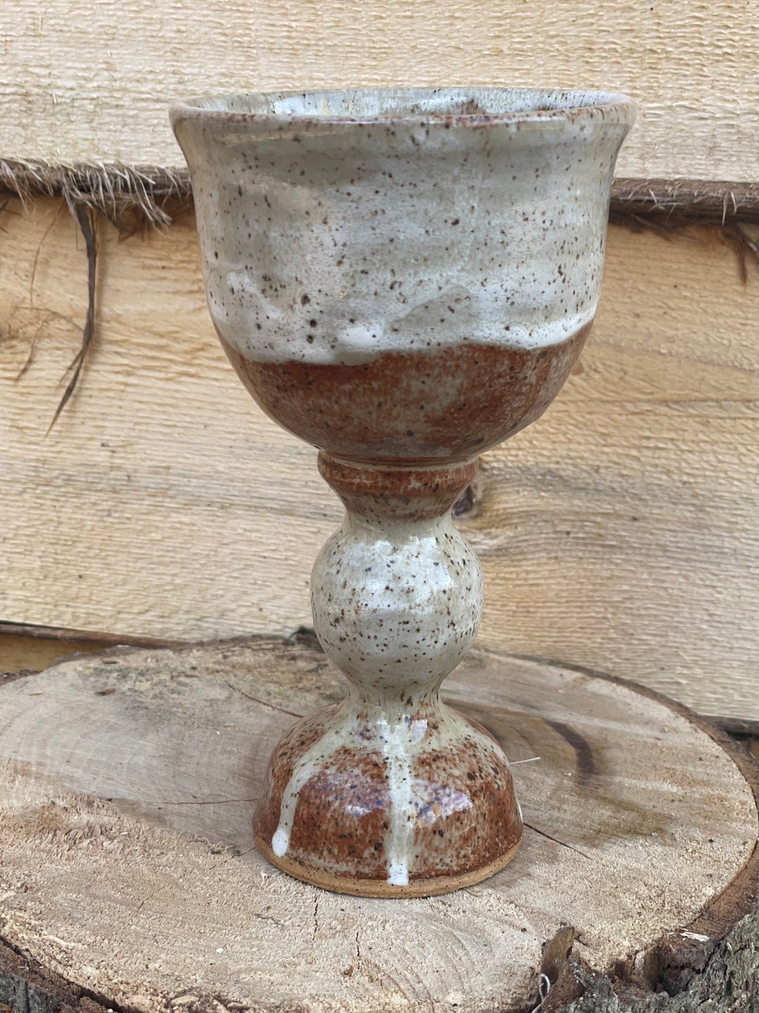 Pottery Goblet Altar Ritual Cup Handmade Wheel Thrown Food Safe Mother ...