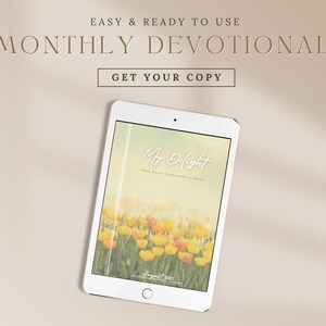 12-month Digital Christian Devotional Journal | Daily Journal With ...