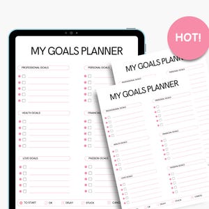 Printable Goals Planner: Smart Goal Tracker (digital Download) - Etsy