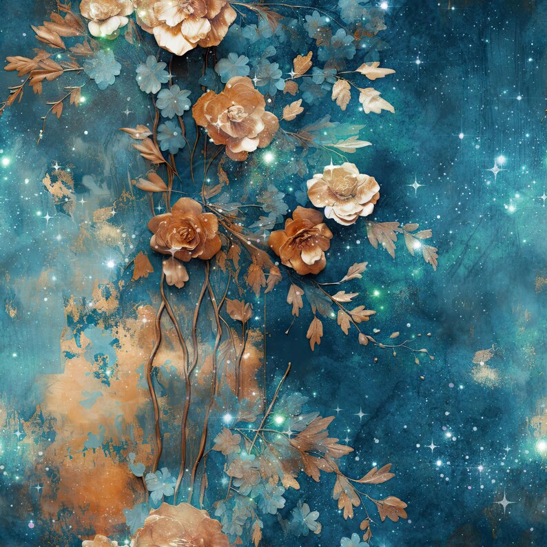 Vintage Fantasy Background Paper - Etsy