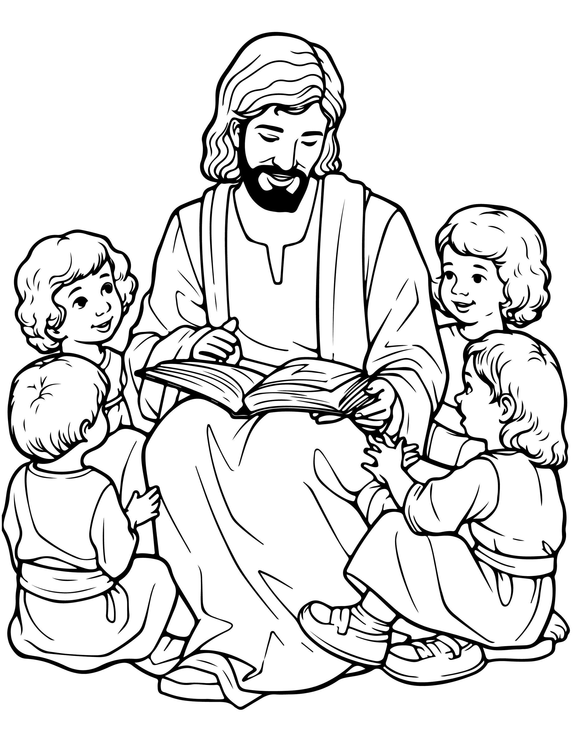 Bible Coloring Pages for Kids - Etsy