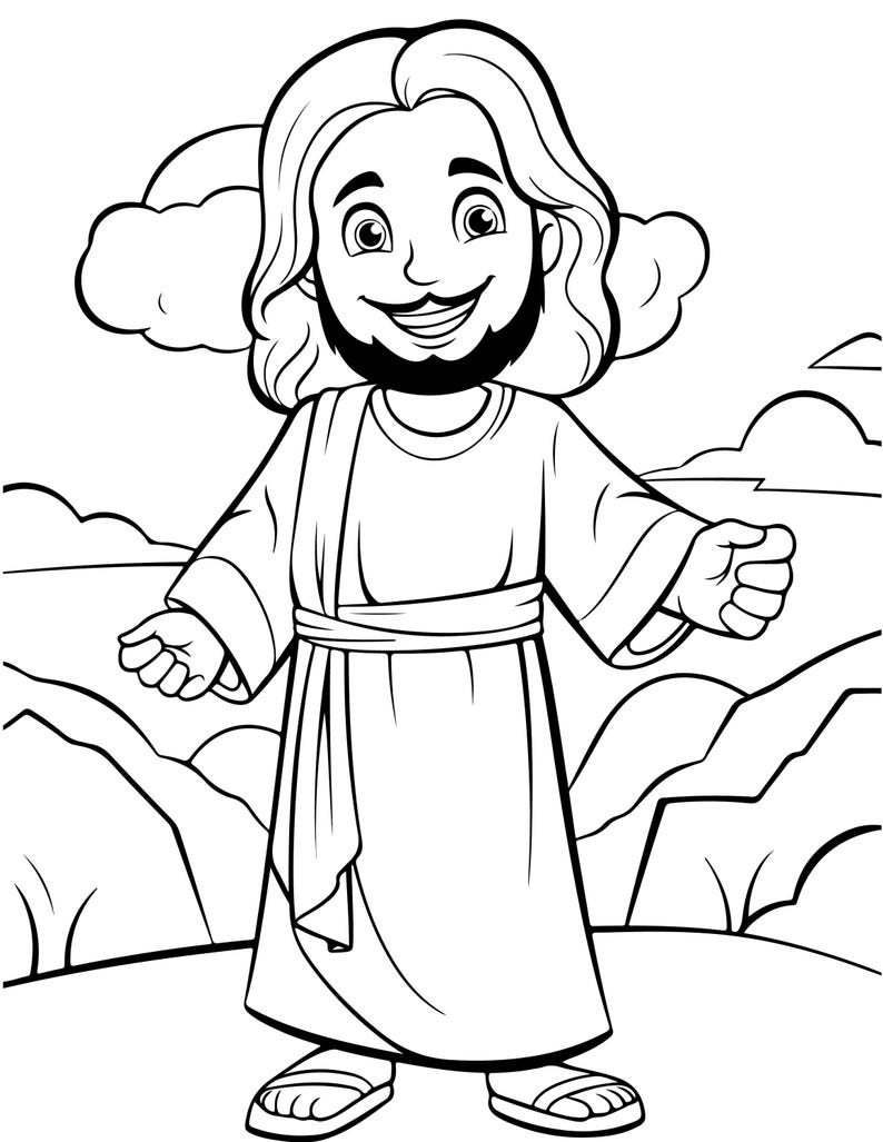 Bible Coloring Pages for Kids - Etsy