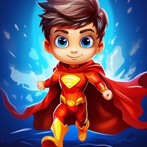 Superhero Coloring Book for Kids – Action-packed Adventures! Set of 20 ...