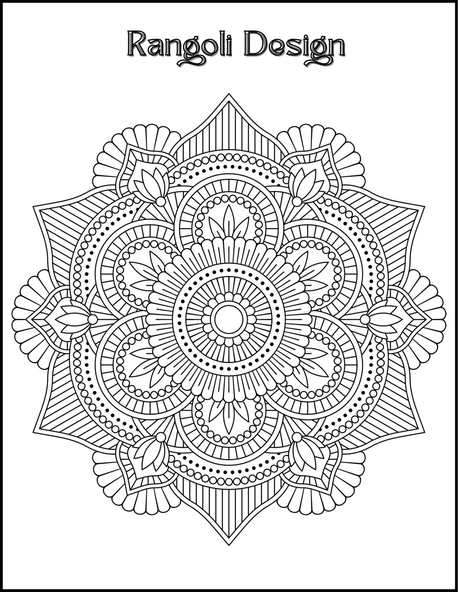Rangoli Colour Book Set of 5 - Etsy