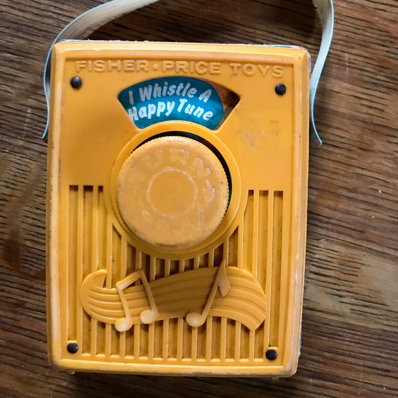Fisher Price Wind up Radio - Etsy