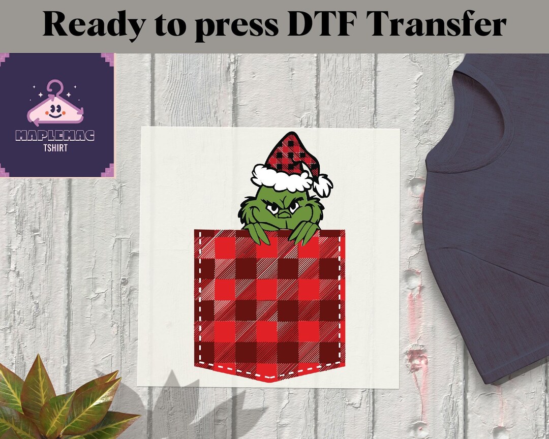 Grinch Christmas DTF, Merry Christmas Dtf,santa Grinch Dtf Print ...