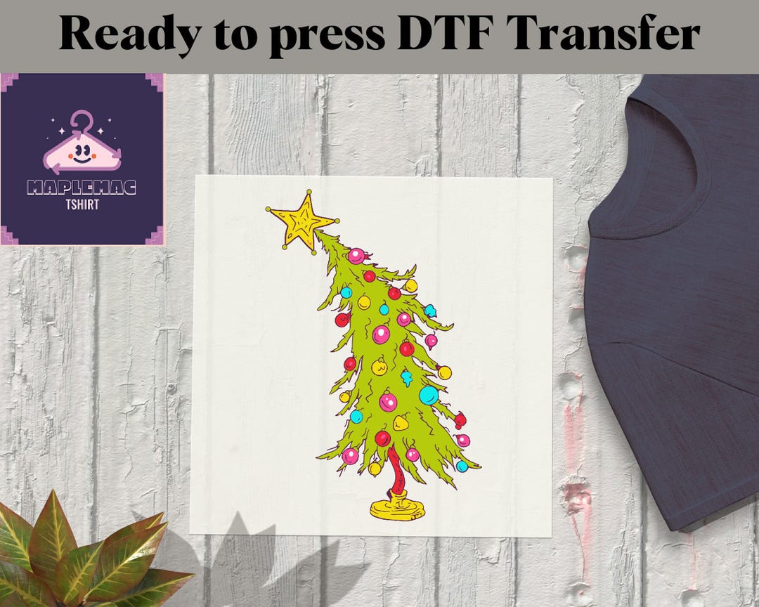 Christmas Tree Dtf Print,trendy Christmas Tree Dtf, Wholesale Dtf Gang ...