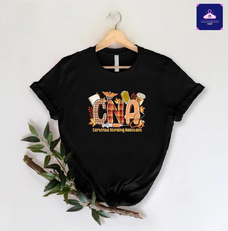 Fall CNA Shirt, Thanksgiving Nurse Life Tee, Autumn Nursing Apparel - Etsy
