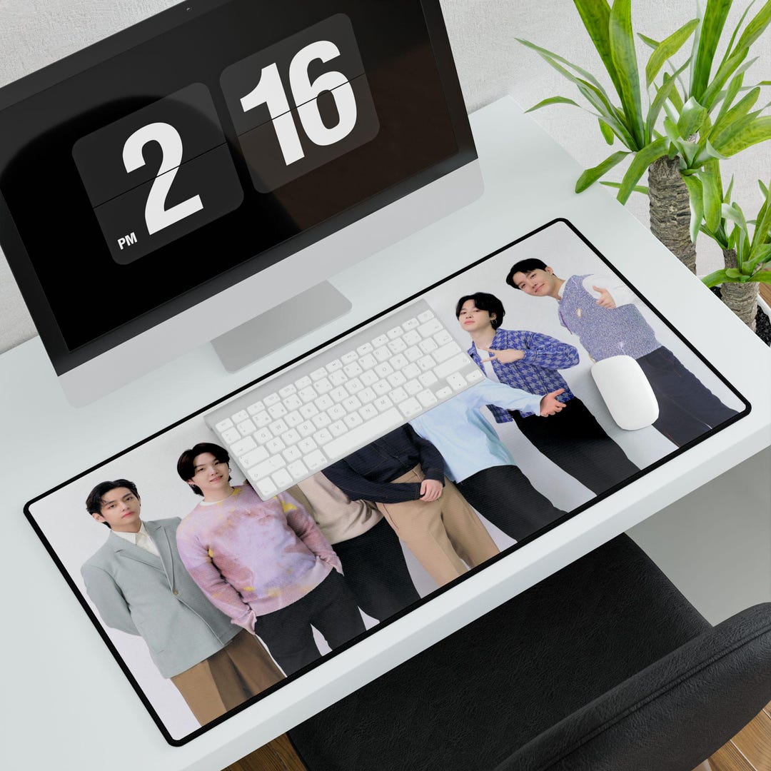 BTS Desk Mat K-pop Desk Accessory | BTS ARMY Large Gaming & Office Mat ...