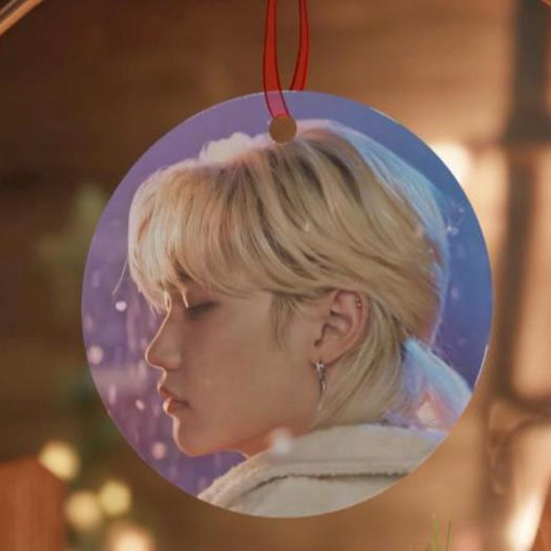 Stray Kids Felix Metal Christmas Ornament | K-pop Holiday Decor, SKZ ...