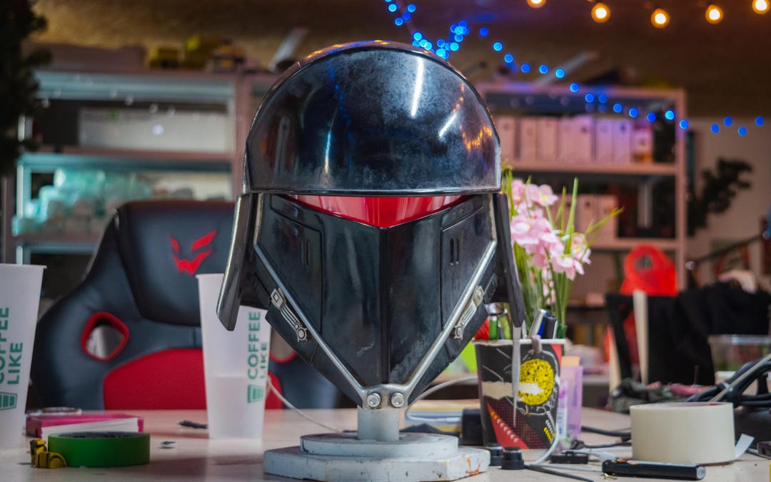 Custom Inquisitor Helmet With LED Visor - Etsy