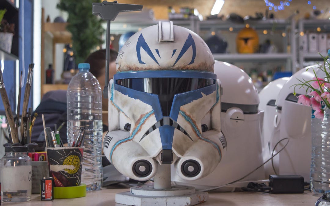 Captain Rex Helmet Phase 2 Clone Wars - Etsy