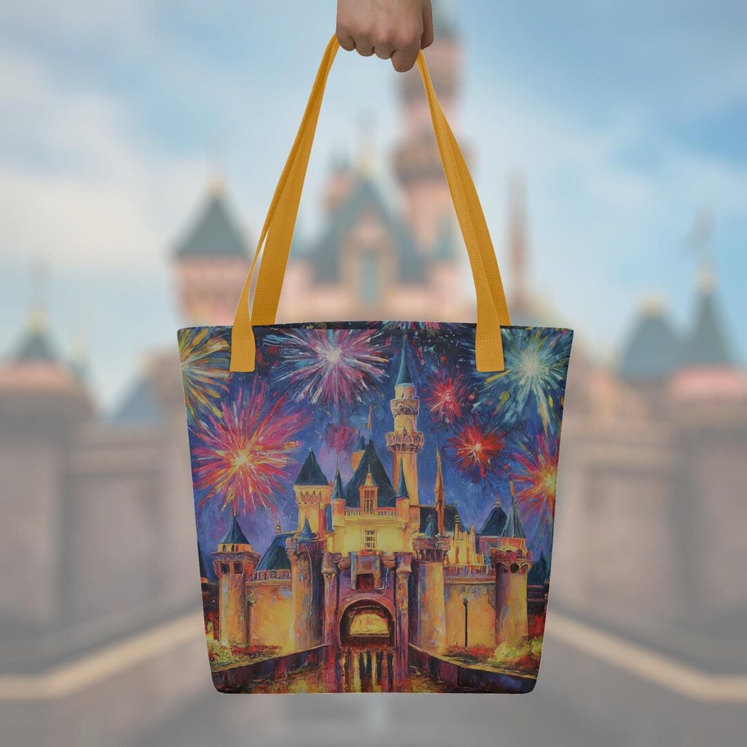 Disney Fireworks Tote Bag, Disneyland, Disney World Accesories - Etsy