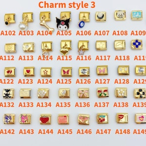 Personalized Italian Charm Bracelet, Custom Gold Italy Charms , Gold ...