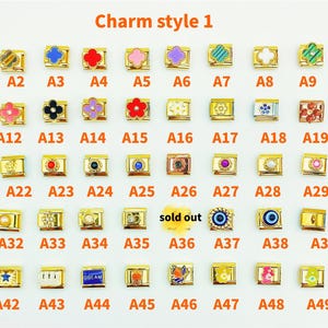 Personalized Italian Charm Bracelet, Custom Gold Italy Charms , Gold ...