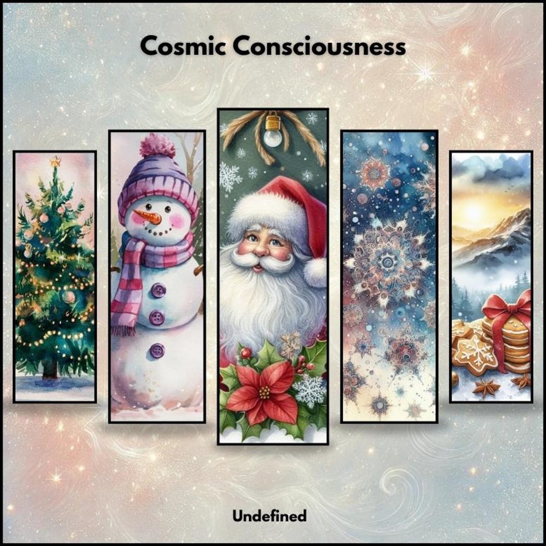 Christmas Bookmarks: Festive Winter Charm, Festive Holiday Spirit ...