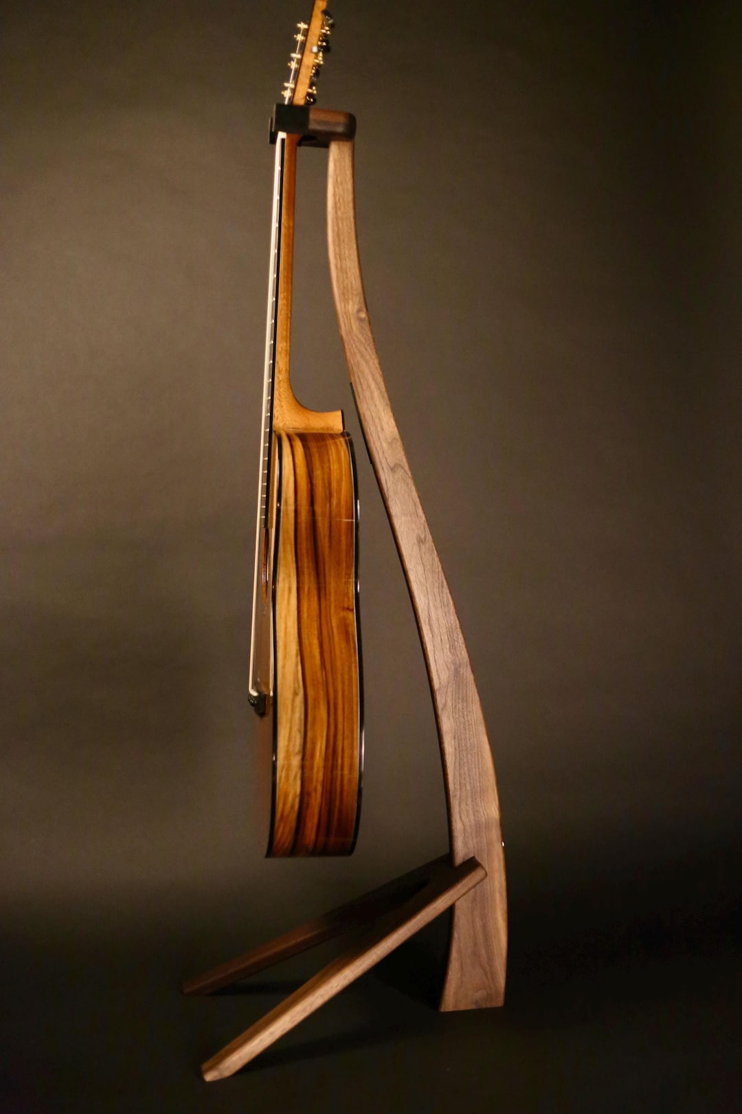Guitar Stand: Custom Handmade Wooden Guitar, Bass, or Instrument Holder ...