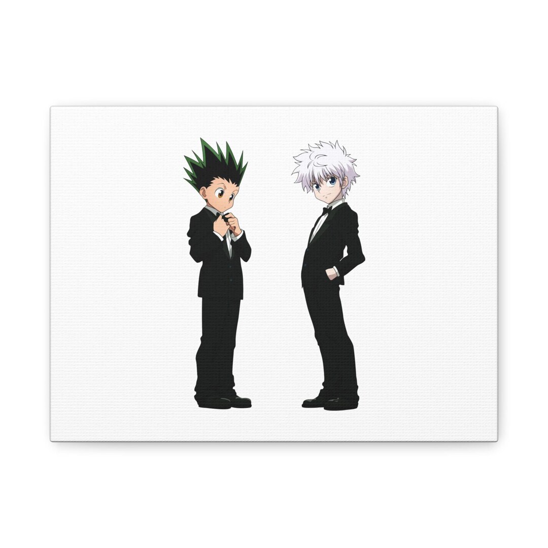 Hunter X Hunter Canvas Art | Gon & Killua in Suits - Etsy